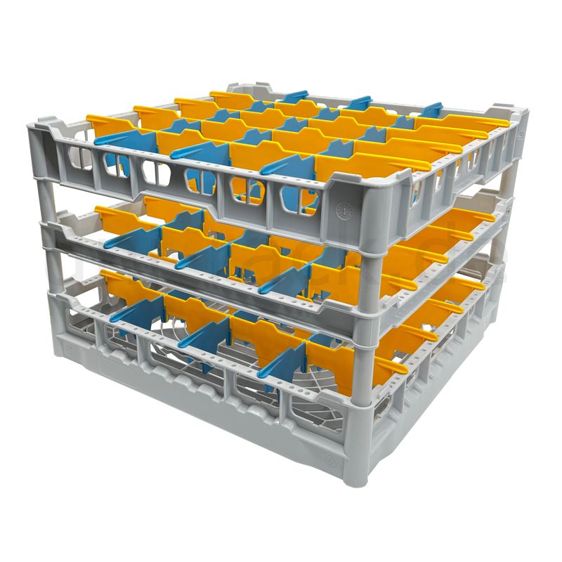 DH3-4x5 FriesRack Gläserrack für 20 Seidel mit Korbmaß 50x50 cm